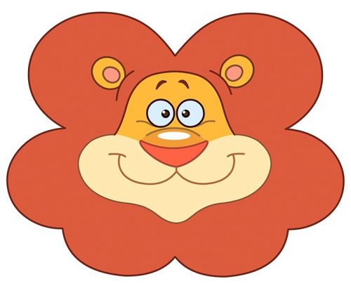 Маска льва на голову — Все для детского сада