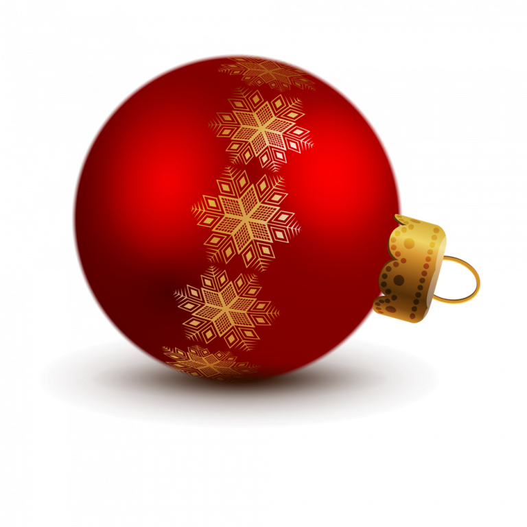 Новогодние игрушки — 50 картинок на прозрачном фоне в формате PNG для ...