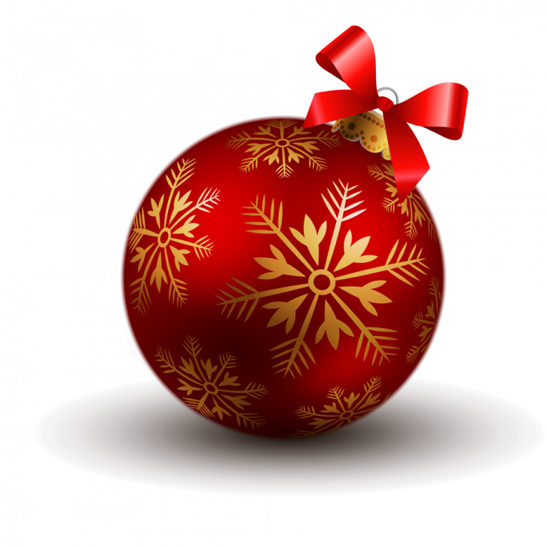 Новогодние игрушки — 50 картинок на прозрачном фоне в формате PNG для ...