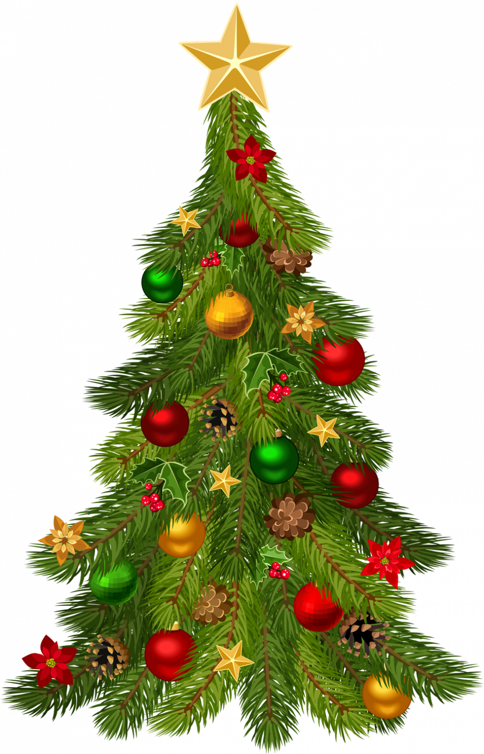 Картинки новогодней елки на прозрачном фоне — Все для детского сада